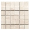 The Tile Life Nimbus 4" x 4" Crema Matte Porcelain Mosaic Tile Sample ...