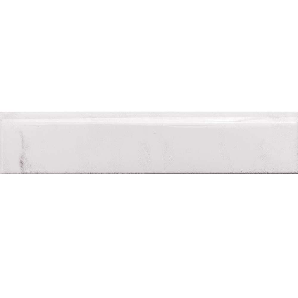 The Tile Life Providence 2" x 10" White Matte Ceramic Bullnose Tile ...