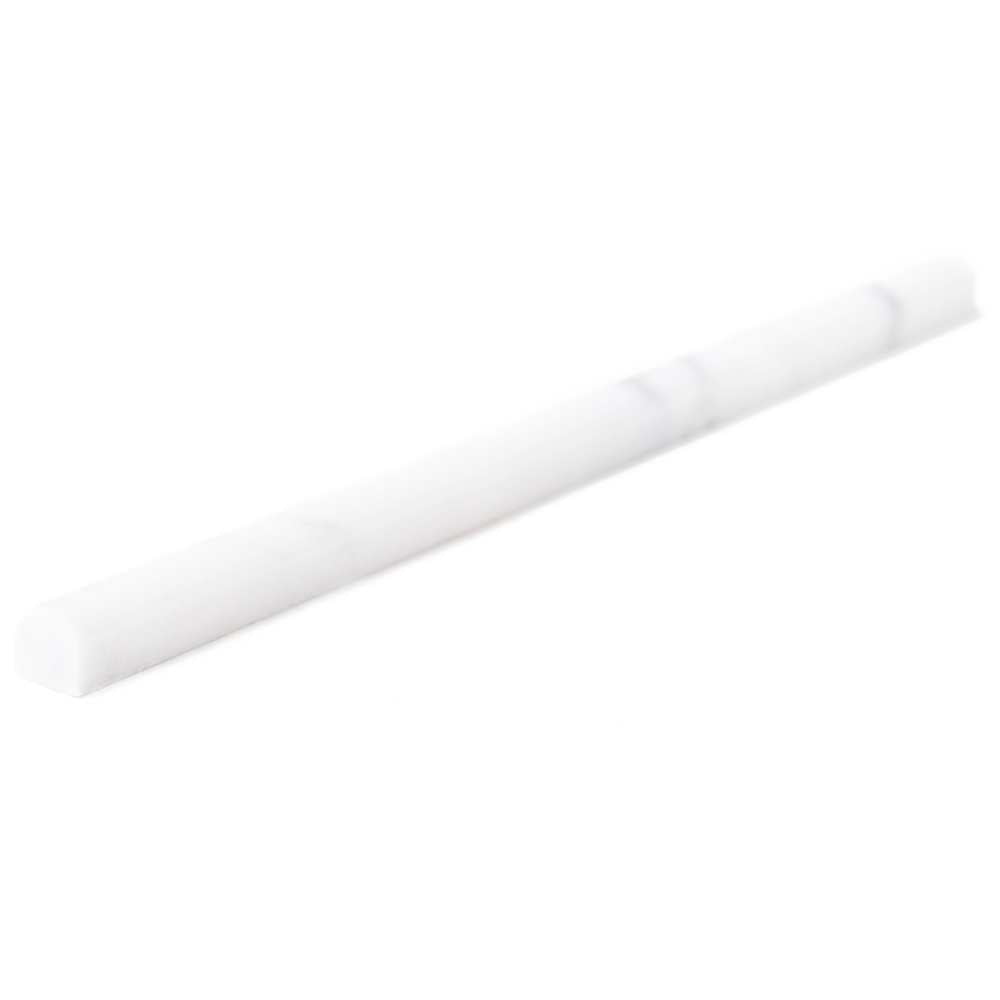The Tile Life Santorini 0.5x12 Carrara Marble Pencil Liner Wall Tile ...