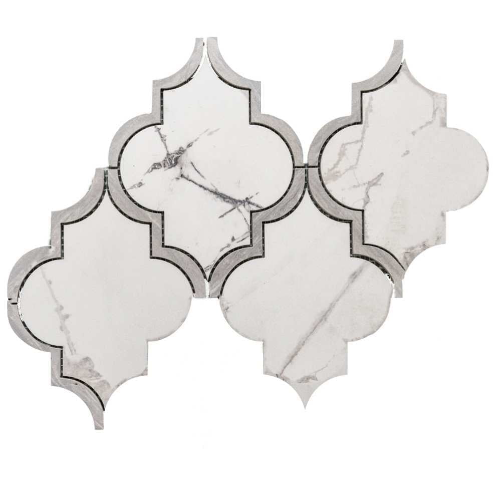 The Tile Life Stately Lantern Mountain Treasure 9" x 14" Porcelain ...