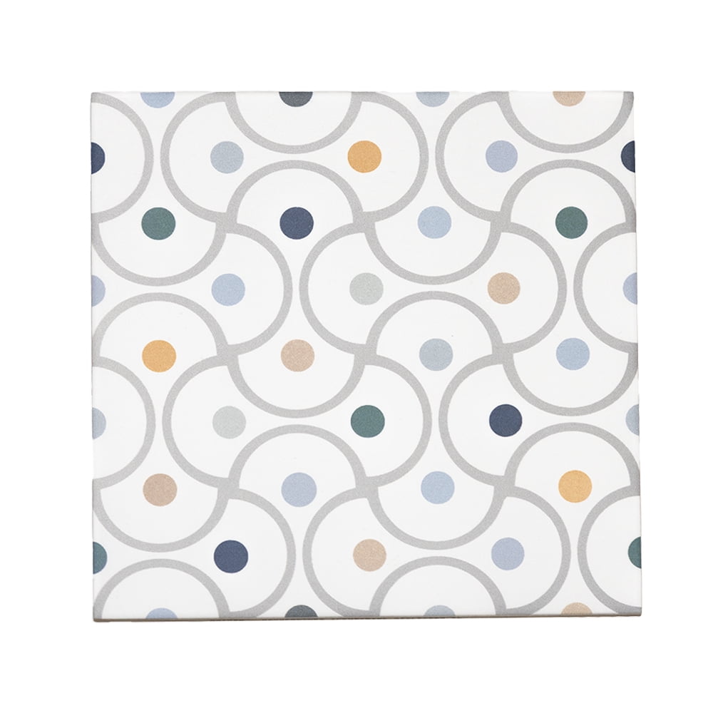The Tile Life Summertime 8" x 8" Lyons Porcelain Floor and Wall Tile ...