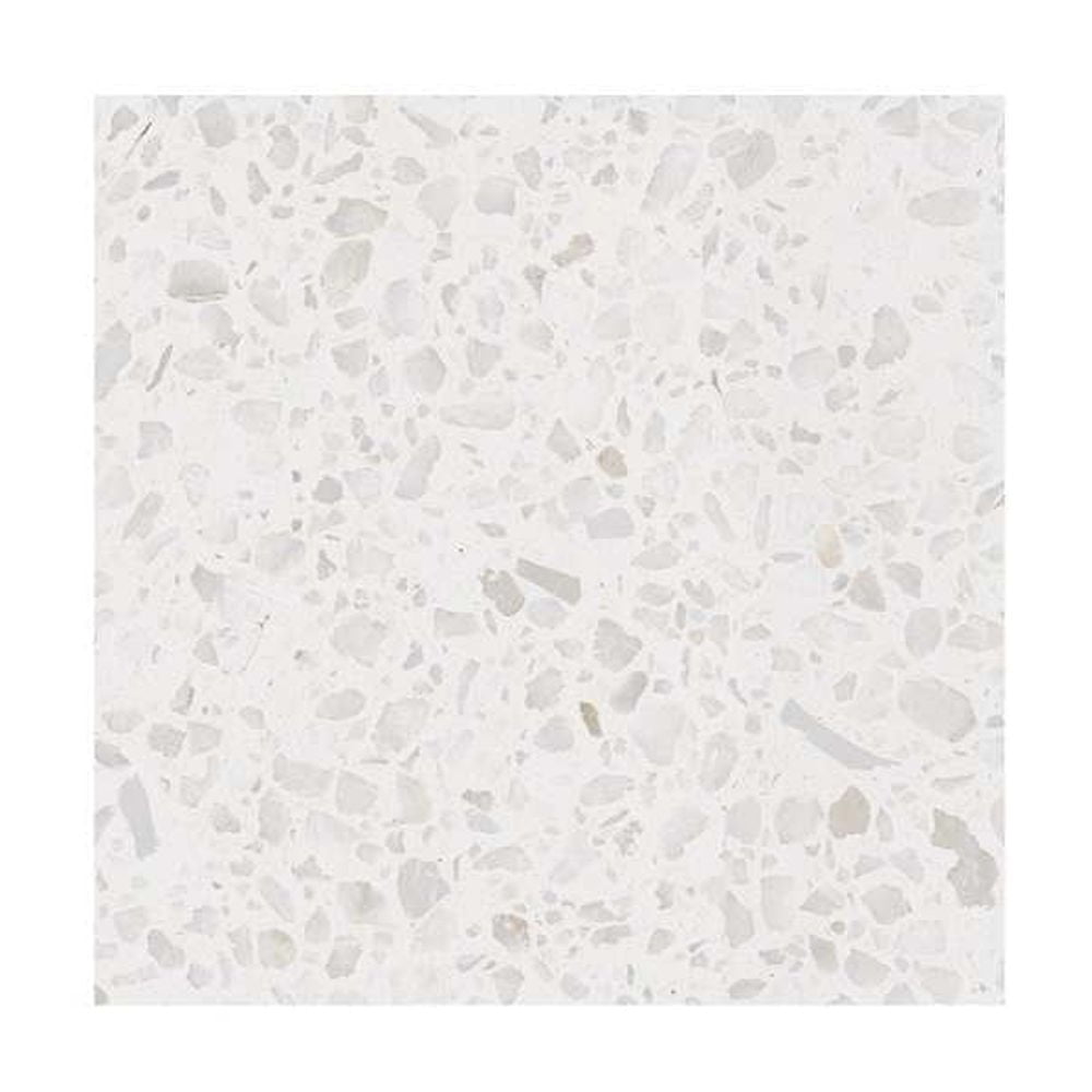 The Tile Life Terrazzo 6" x 6" Nacar White Porcelain Floor and Wall ...