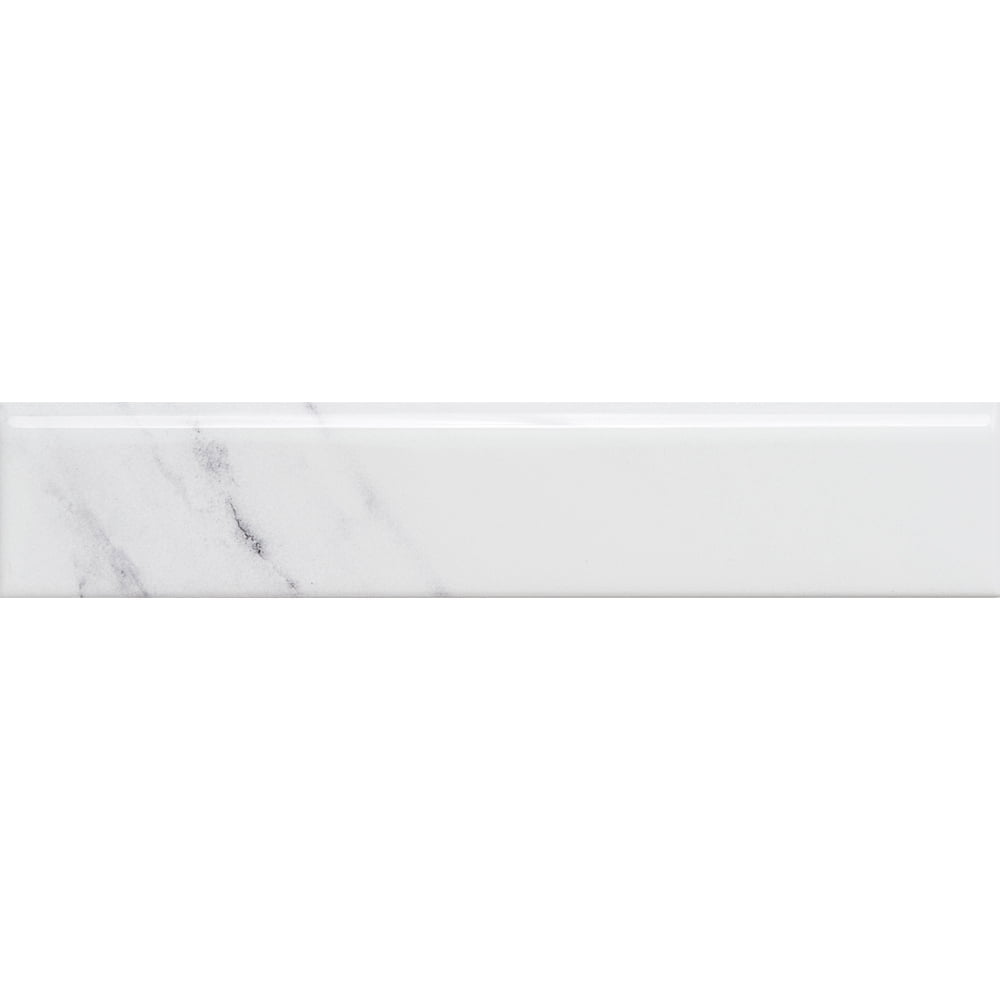 The Tile Life Tmolus Grey Ceramic Bullnose Tile Trim, 2" x 10", 1-Piece ...