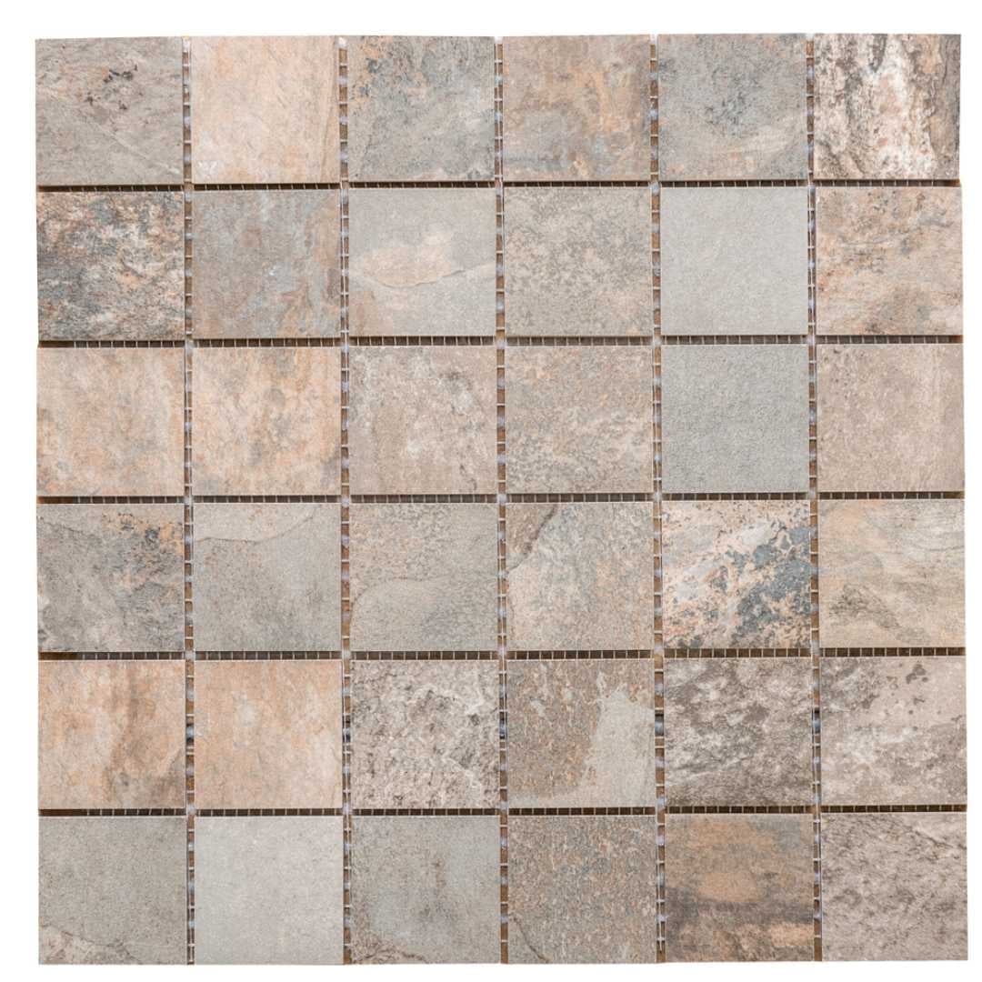 The Tile Life Wells Stone 2x2 Porcelain Mosaic Tile Flooring and Wall ...
