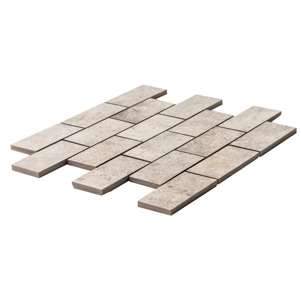 The Tile Life Wilds 2" x 4" Bone Porcelain Floor and Wall Tile, 1 Sheet ...