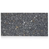 Industry Tile 12x24 Fragment Black Matte Porcelain Tile (11.63 Sq. ft ...