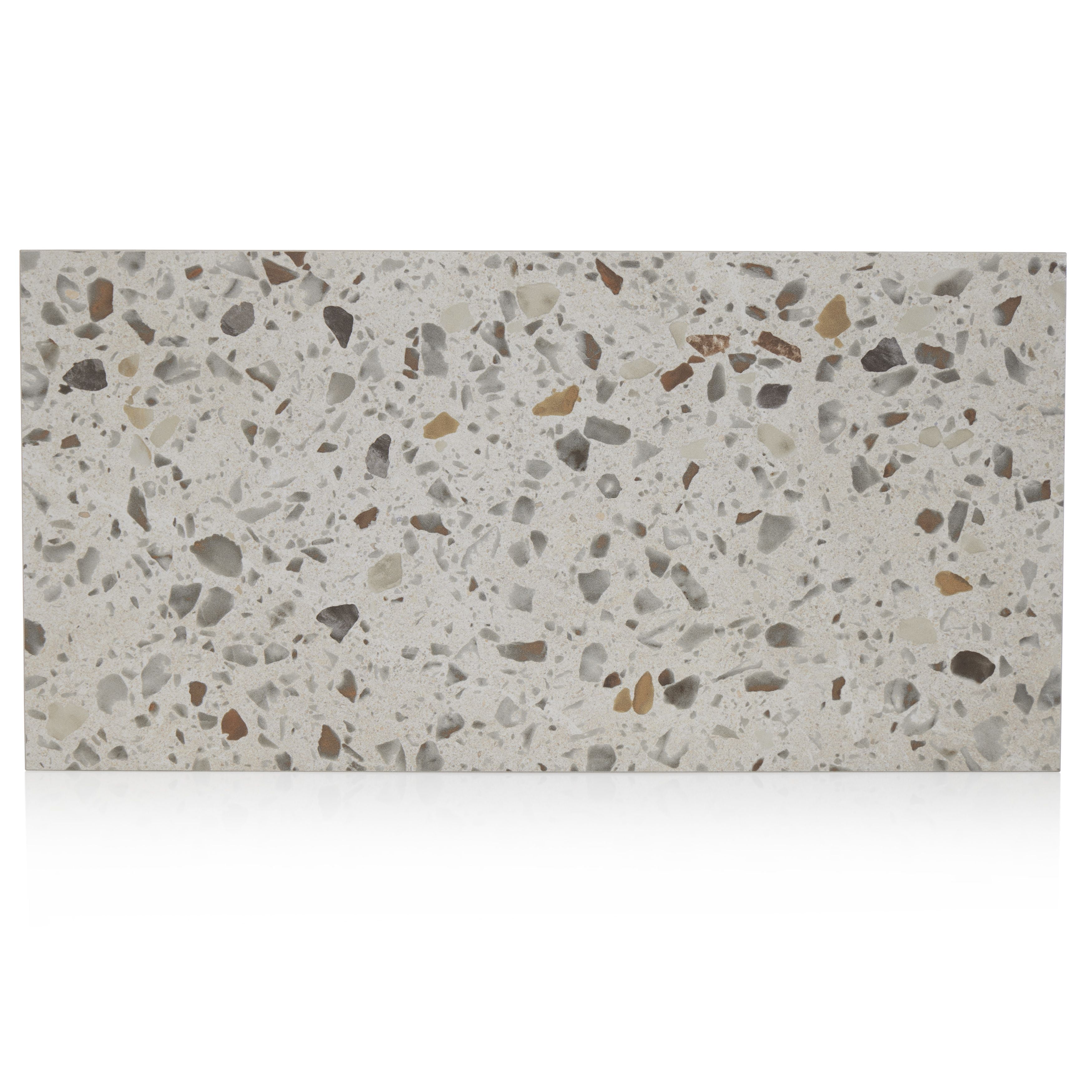 The Tile Project 12x24 Fragment Cream Matte Porcelain Tile (11.63 Sq ...