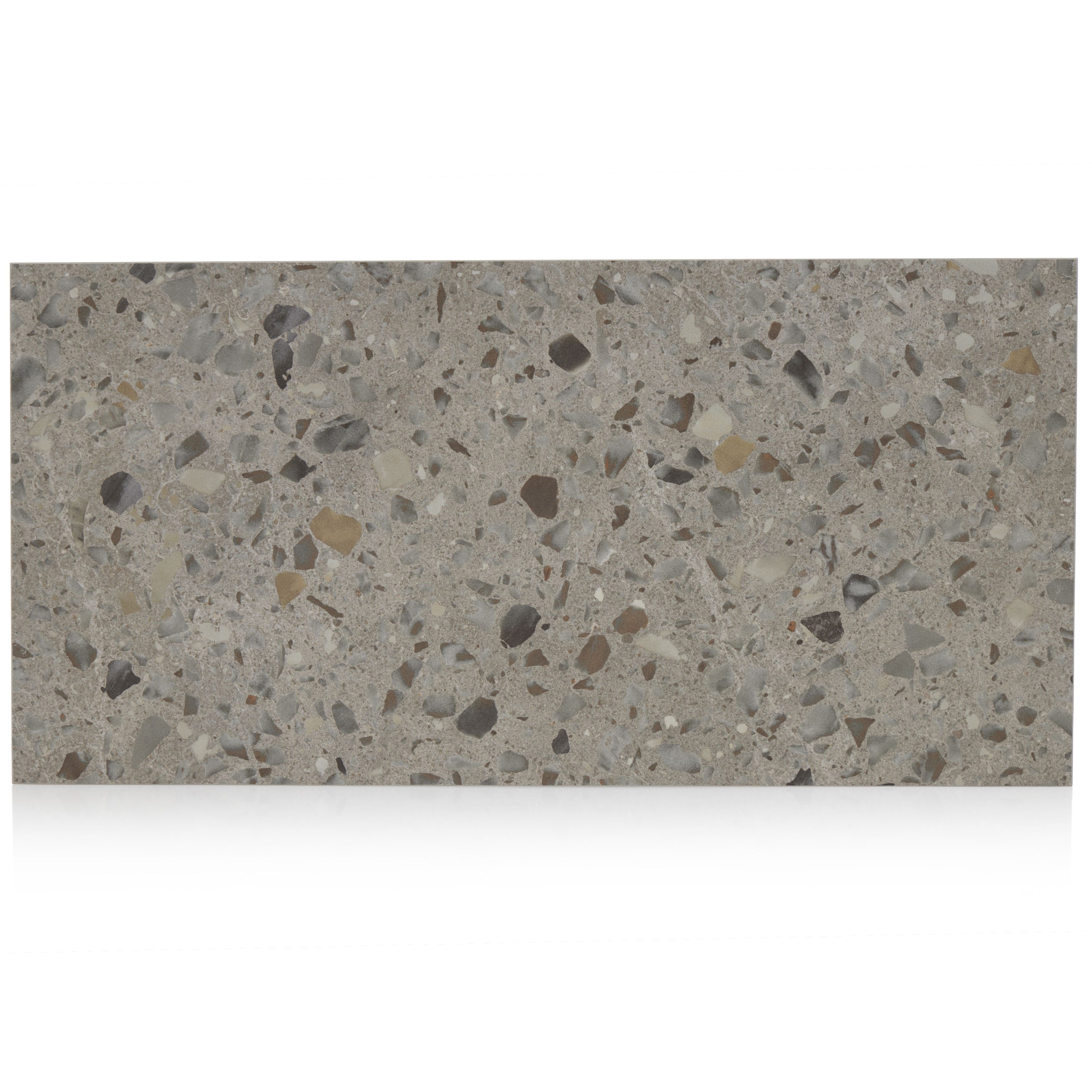 Industry Tile 12x24 Fragment Taupe Matte Porcelain Tile (6x6 Sample ...
