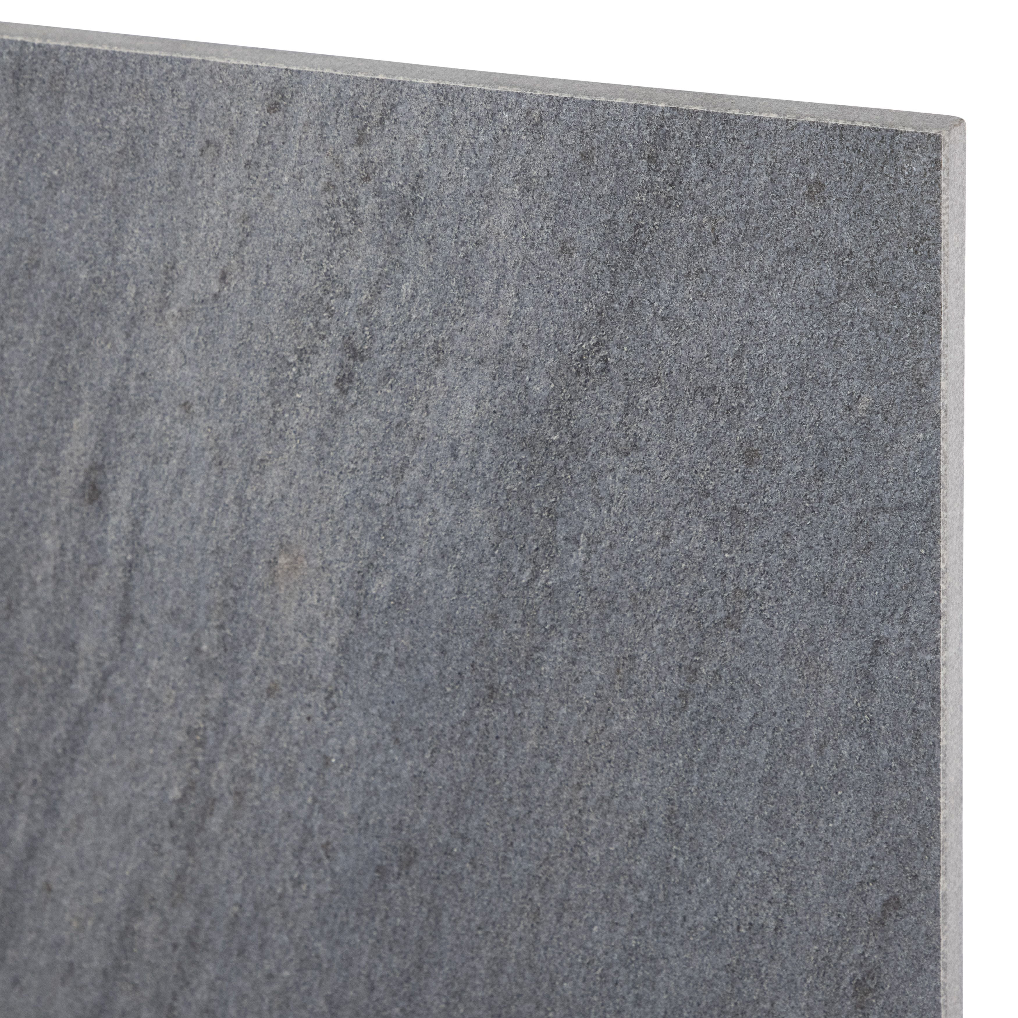 The Tile Project 12x24 Quartz Porcelain Dark Gray Matte Tile (6x6 ...