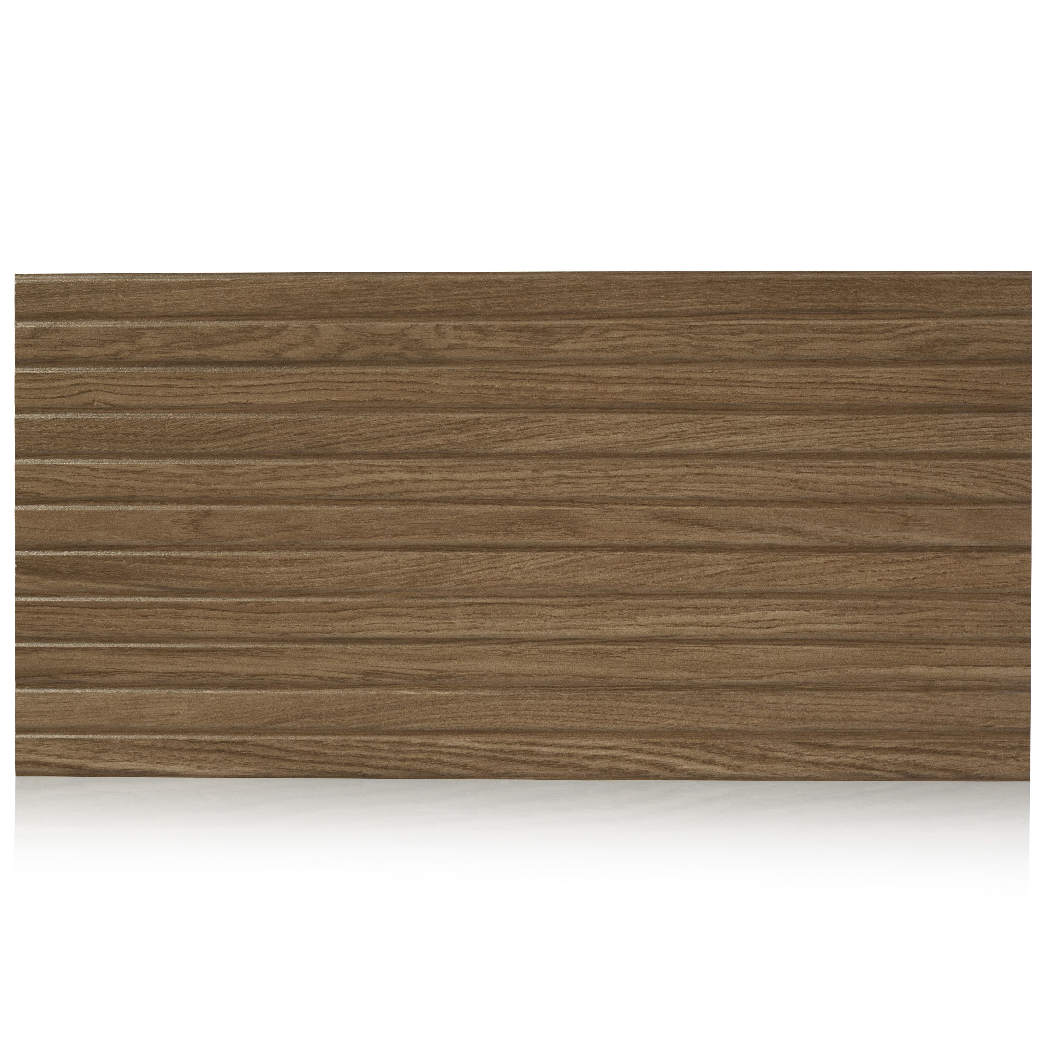 The Tile Project 12x24 Wood Panel 3D design wall tile - Nogal (6x6 ...