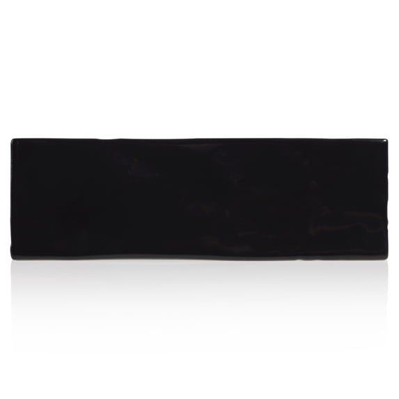 The Tile Project 2.5x8 Tribeca Black Porcelain Wall Tile (1 Sample ...