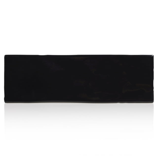The Tile Project 2.5x8 Tribeca Black Porcelain Wall Tile (1 Sample ...