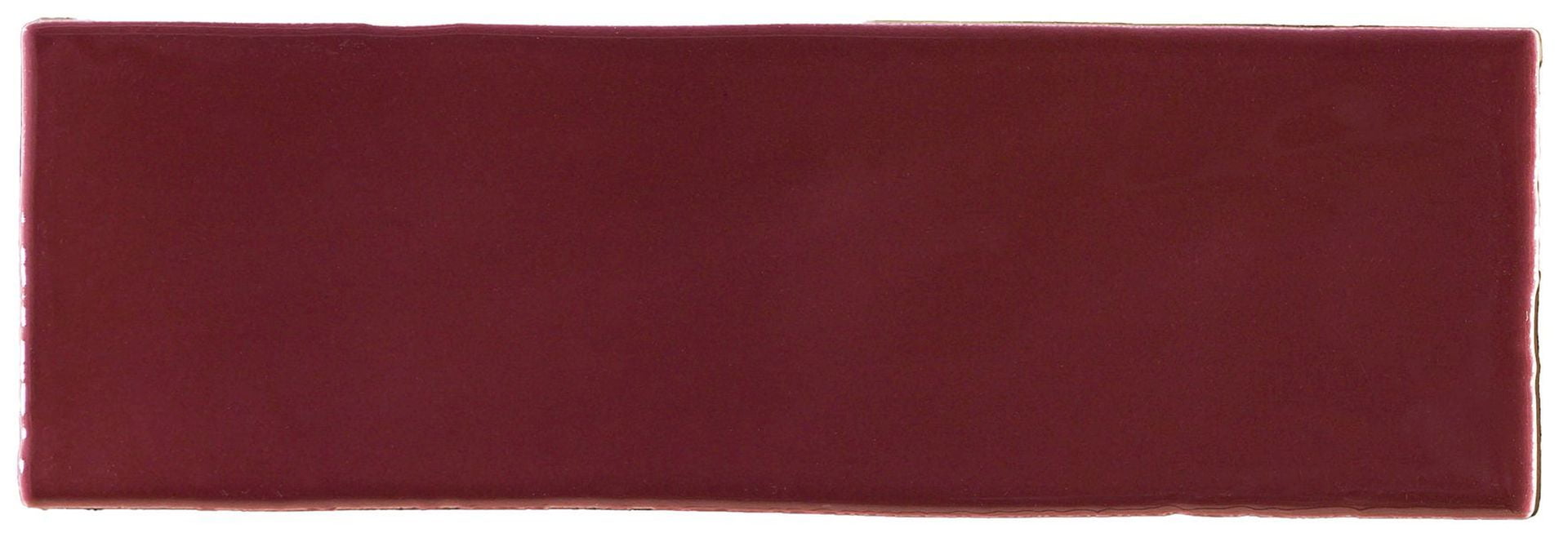 The Tile Project 2.5x8 Tribeca Burgundy Porcelain Wall Tile (1 Sample ...
