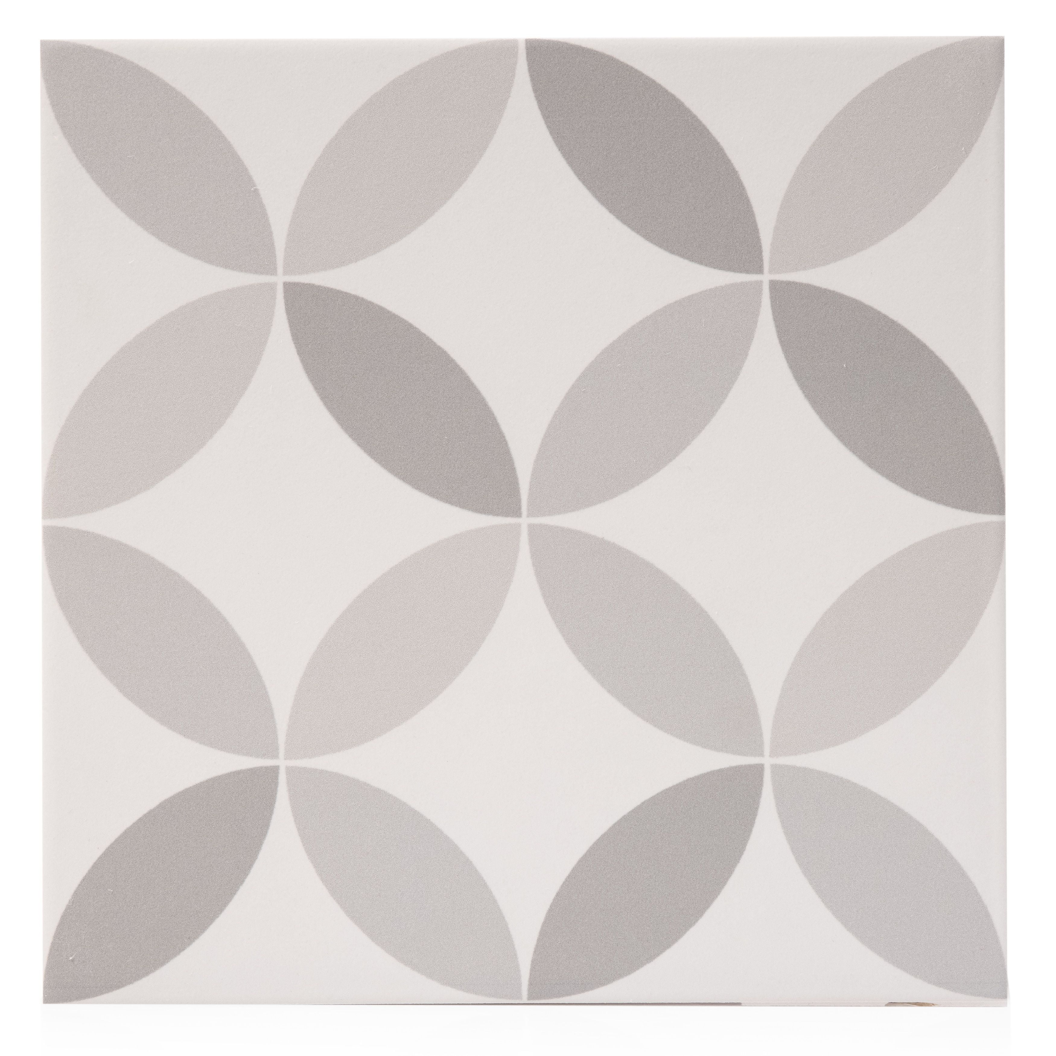 The Tile Project 8x8 Bold Gray Porcelain Floor and Wall Tile (1 Sample ...