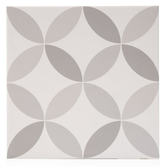 The Tile Project 8x8 Bold Gray Porcelain Floor and Wall Tile (6.46 Sq ...