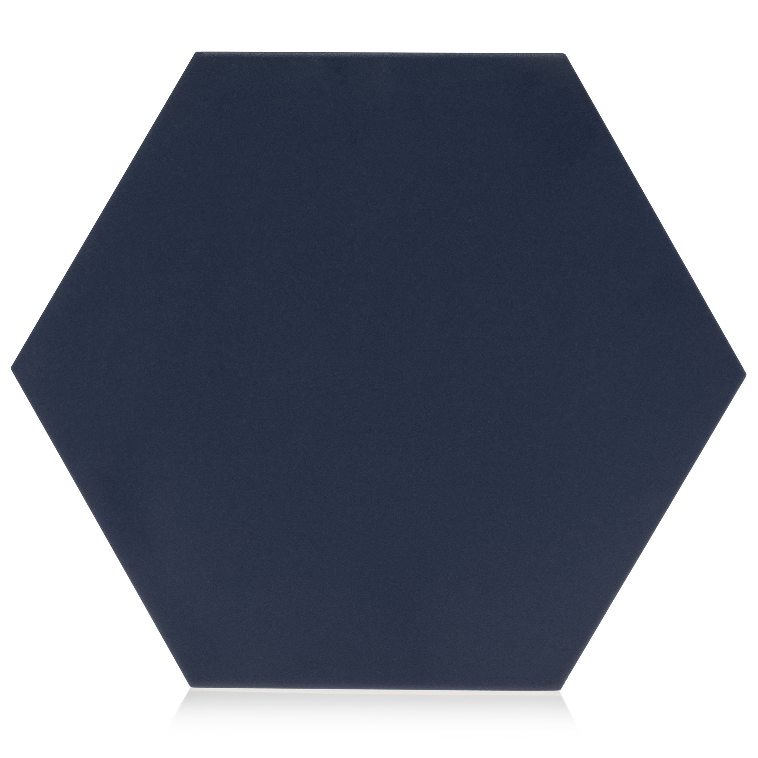 Industry Tile 9"x10" Mono Color Hexagon Porcelain Midnight Blue Floor ...