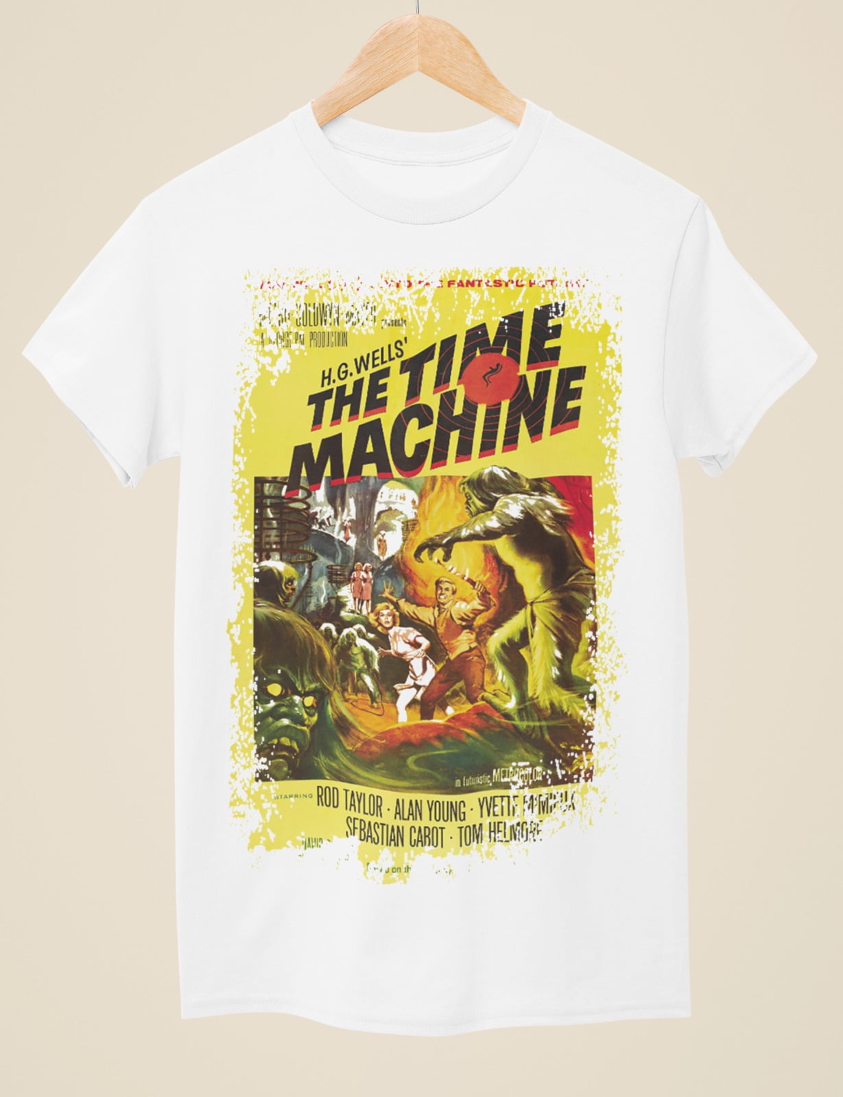 The Time Machine (1960) - Movie Poster Inspired Unisex White T-Shirt ...