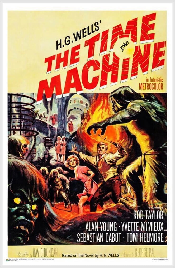 The Time Machine Classic Movie Mini Poster 11.5" x 17.5" - Laminated ...