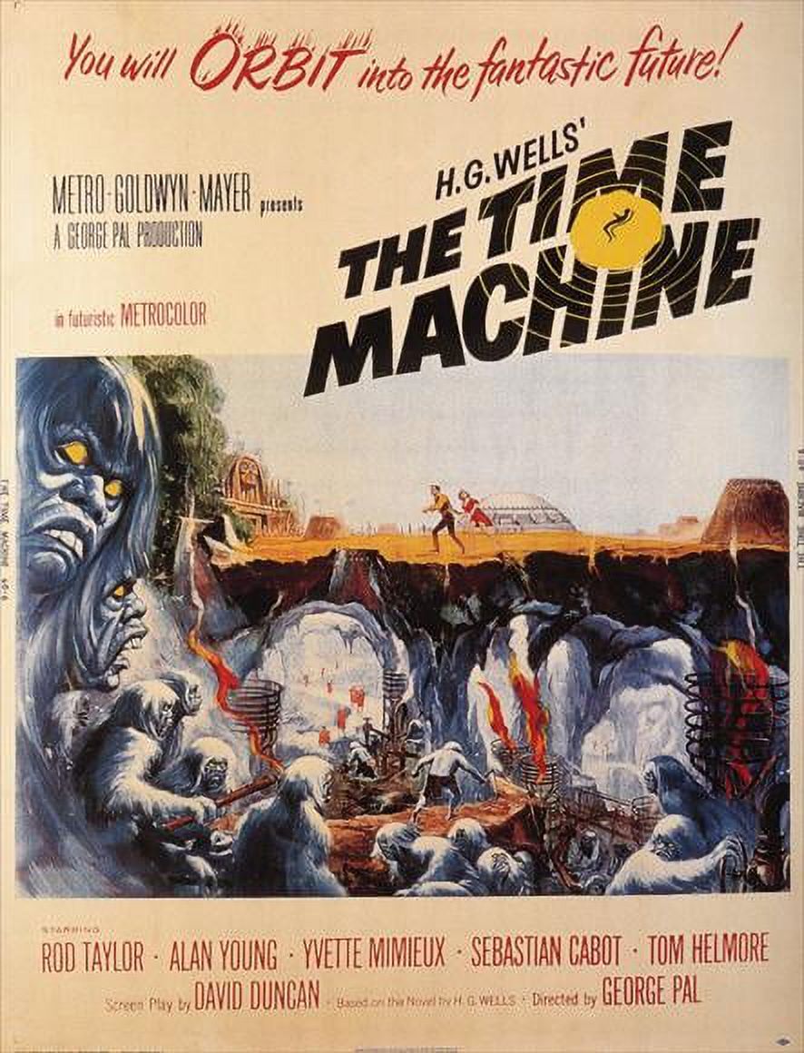 The Time Machine - movie POSTER (Style B) (11" x 17") (1960) - Walmart.com