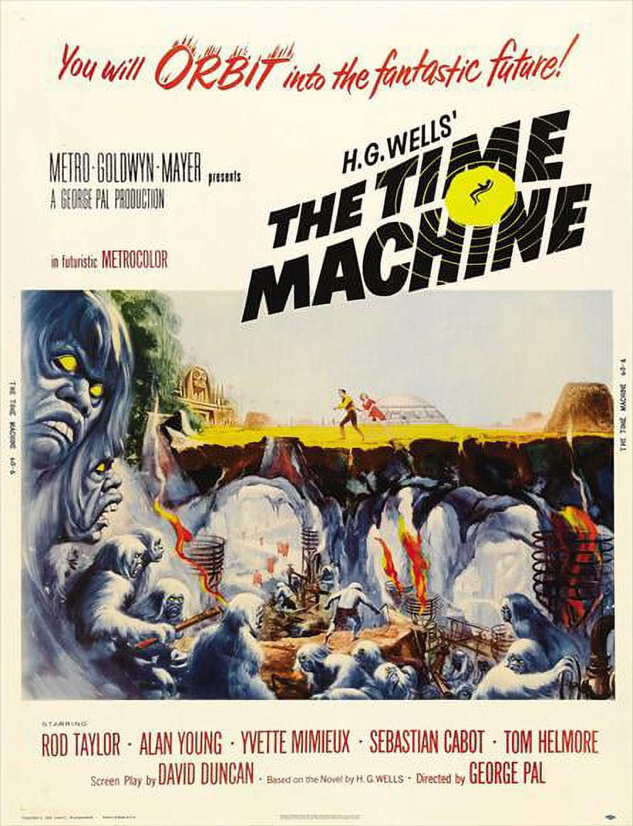 The Time Machine - movie POSTER (Style E) (11" x 17") (1960) - Walmart.com