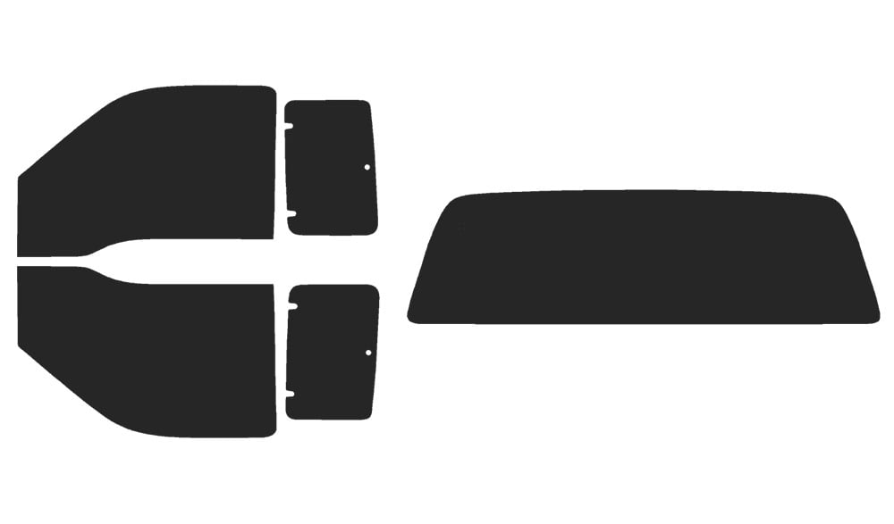 The Tint Effect Precut Window Tint Kit Compatible with Ford F-250 F-350 ...