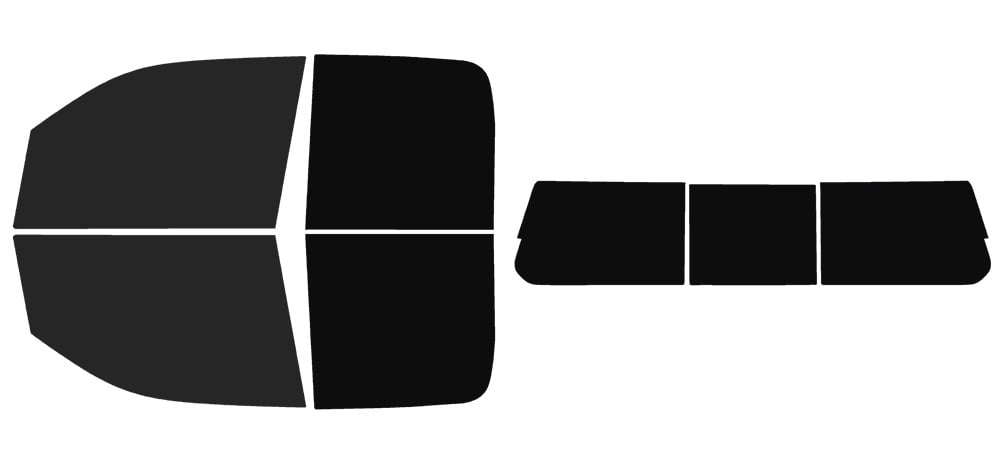 The Tint Effect Precut Window Tint Kit Compatible with Ram 1500 Quad ...