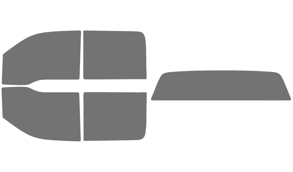 The Tint Effect Precut Window Tint Kit Compatible with Ford F-150 Crew ...