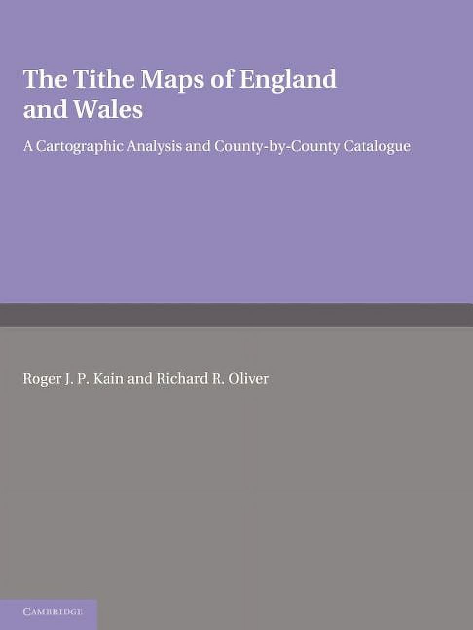 The Tithe Maps of England and Wales : A Cartographic Analysis and ...