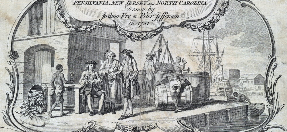 The Tobacco Trade. Merchants Relax While Slave S Load Barrels With ...