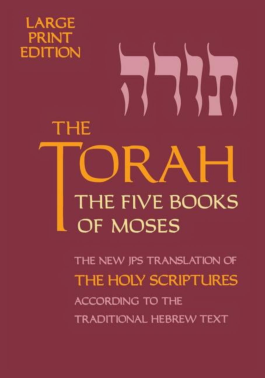 Five Books of Moses (Large Print) Torah-TK-Large Print, (Paperback ...