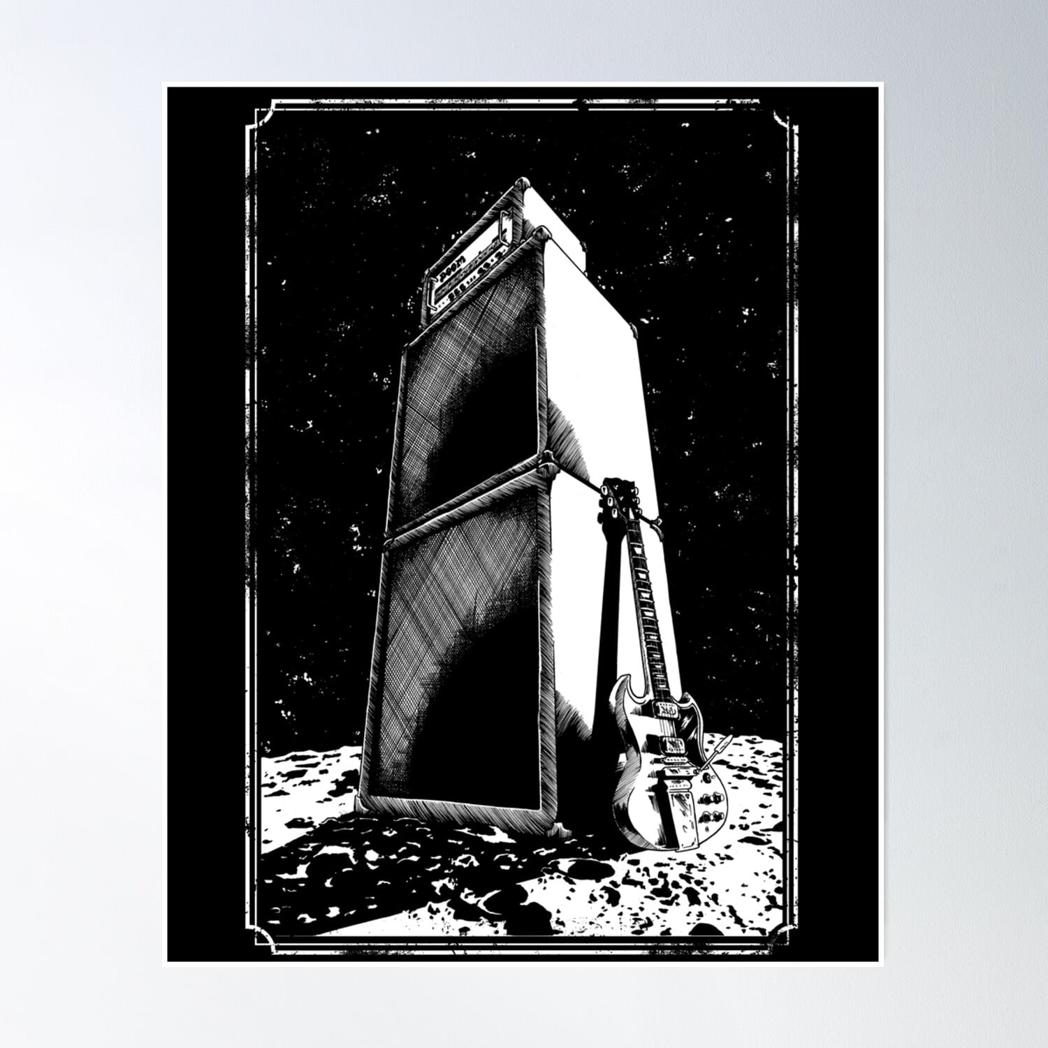 The Tower Doom Metal Amp Amplifier Stack Tube Guitar Heavy Stoner Rock ...