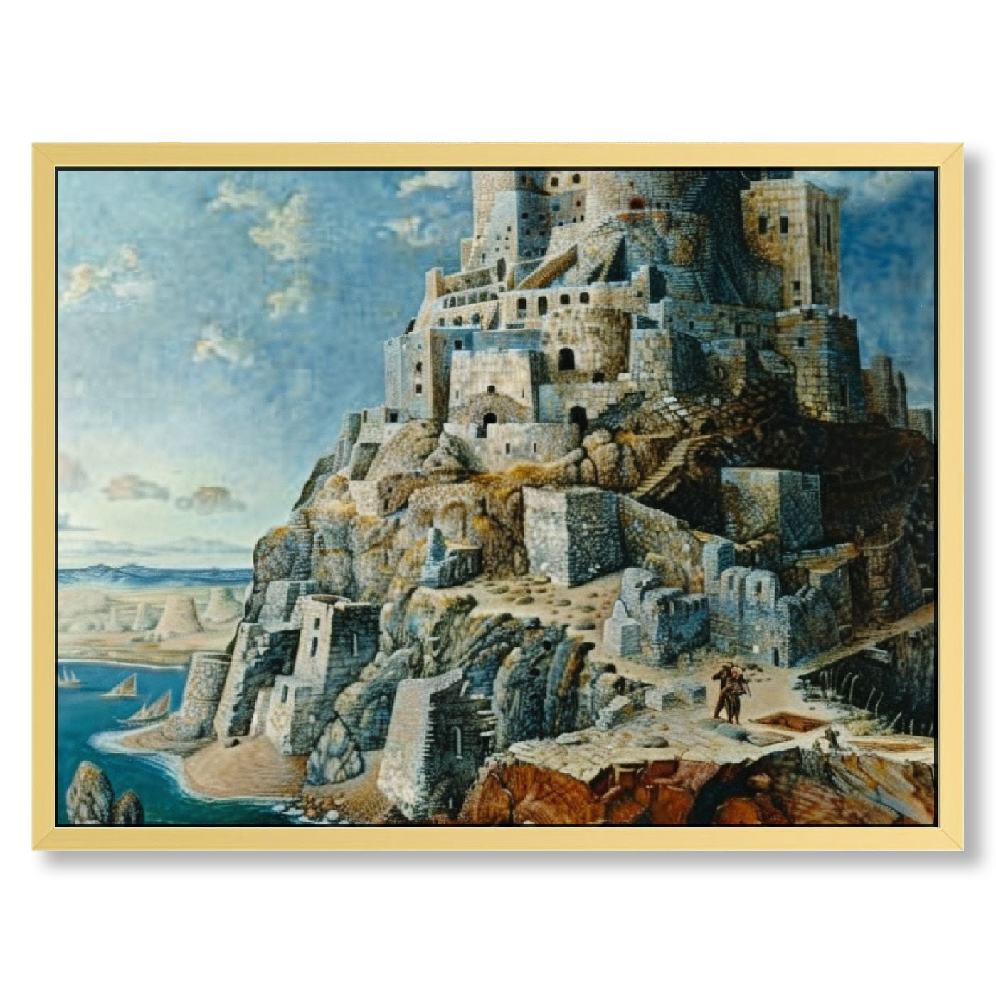 The Tower of Babel () by Pieter Bruegel The Elder - Canvas Print Wall ...