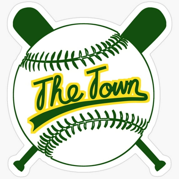 The Town Logo Sticker Phone Decal Water Bottle Stickers Car Decals, Laptop Sticker - Walmart.com