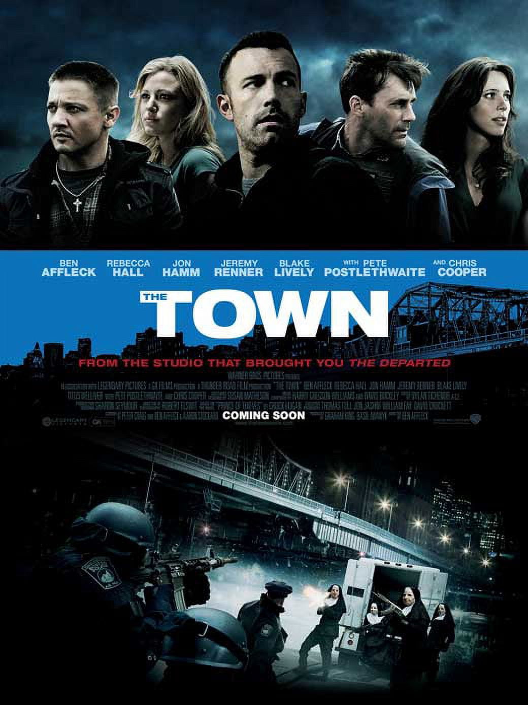 The Town - movie POSTER (Style G) (11" x 17") (2010) - Walmart.com