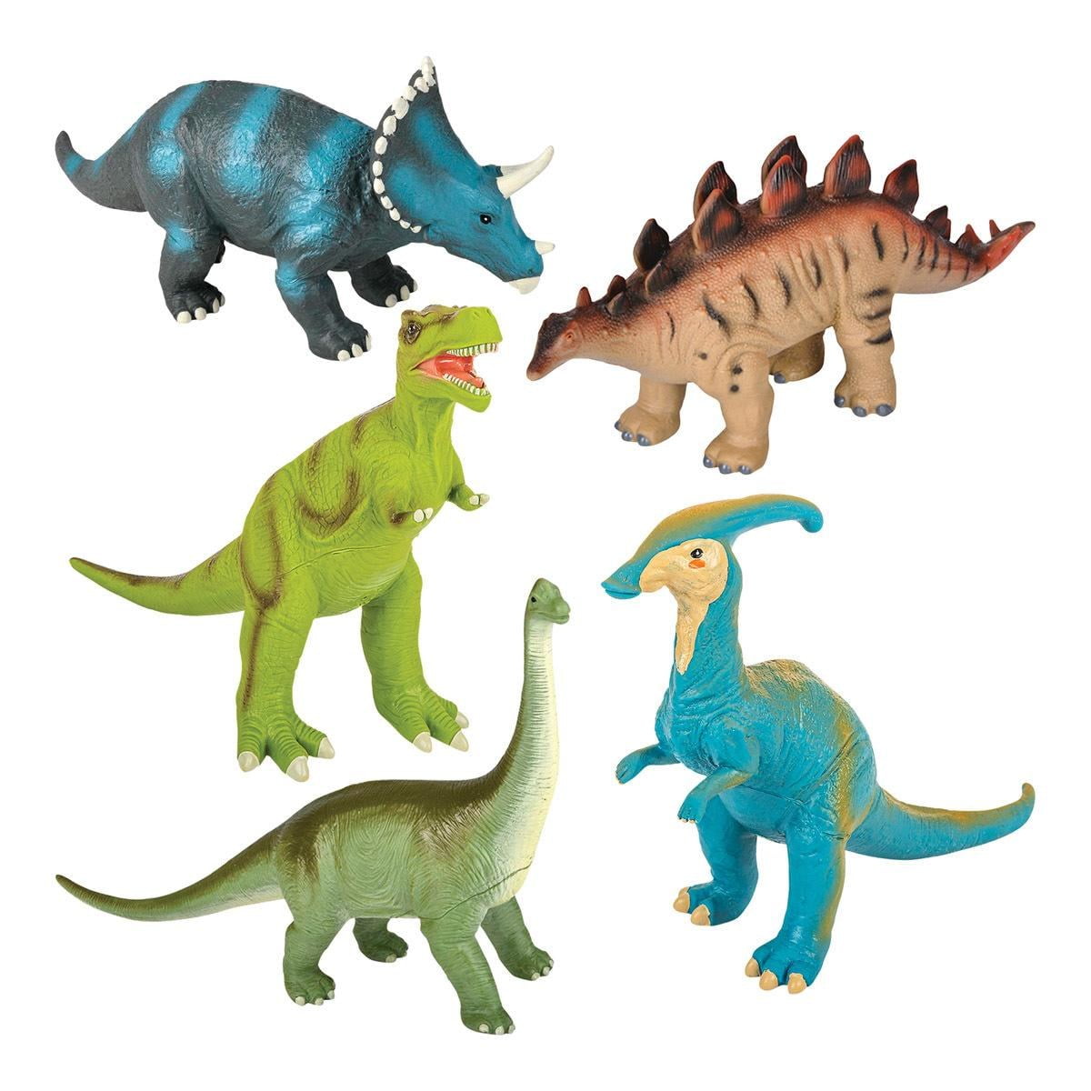 The Toy Network Soft Jumbo Dinosaurs - Set of 5 - Walmart.com