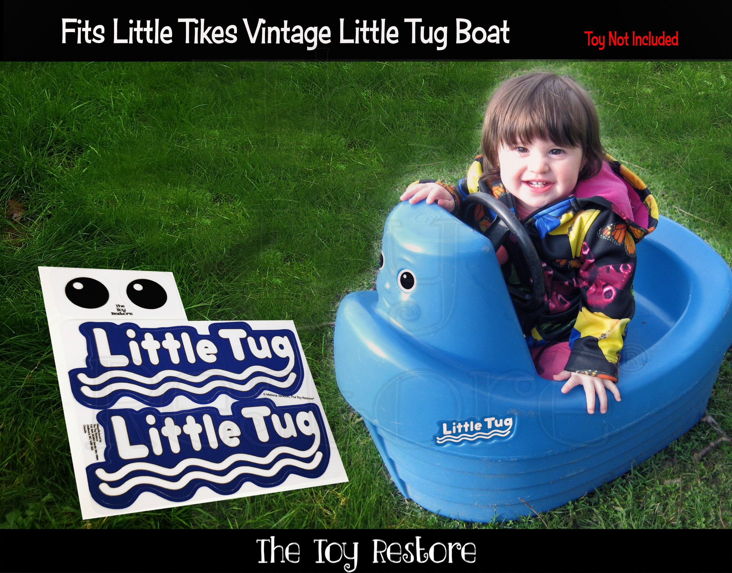 The Toy Restore Replacement Sticker Fits Little Tikes Toddler Ride-on ...