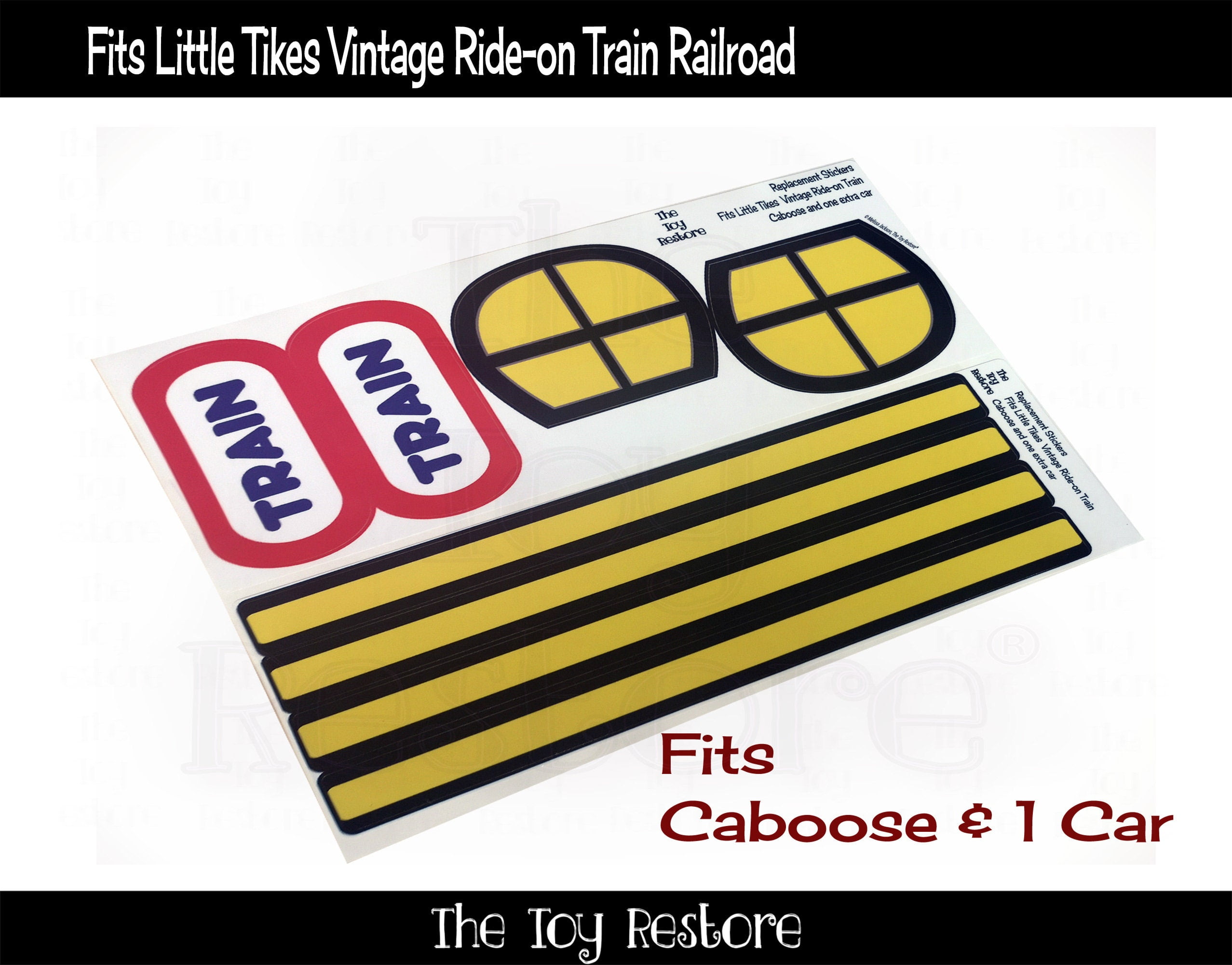 The Toy Restore Replacement Stickers Fits Little Tikes Tykes Vintage ...