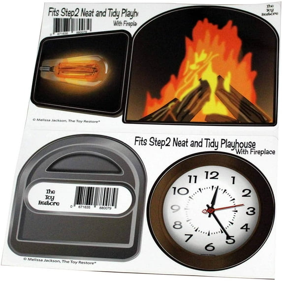 The Toy Restore Replacement Stickers Spare Decals fits Step 2 Step2 ...
