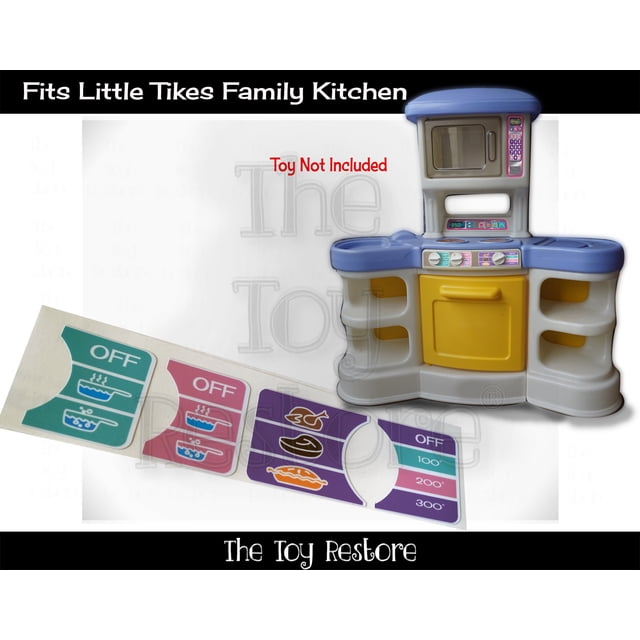 The Toy Restore Replacement Stickers Spare Decals for Vtg Little Tikes ...