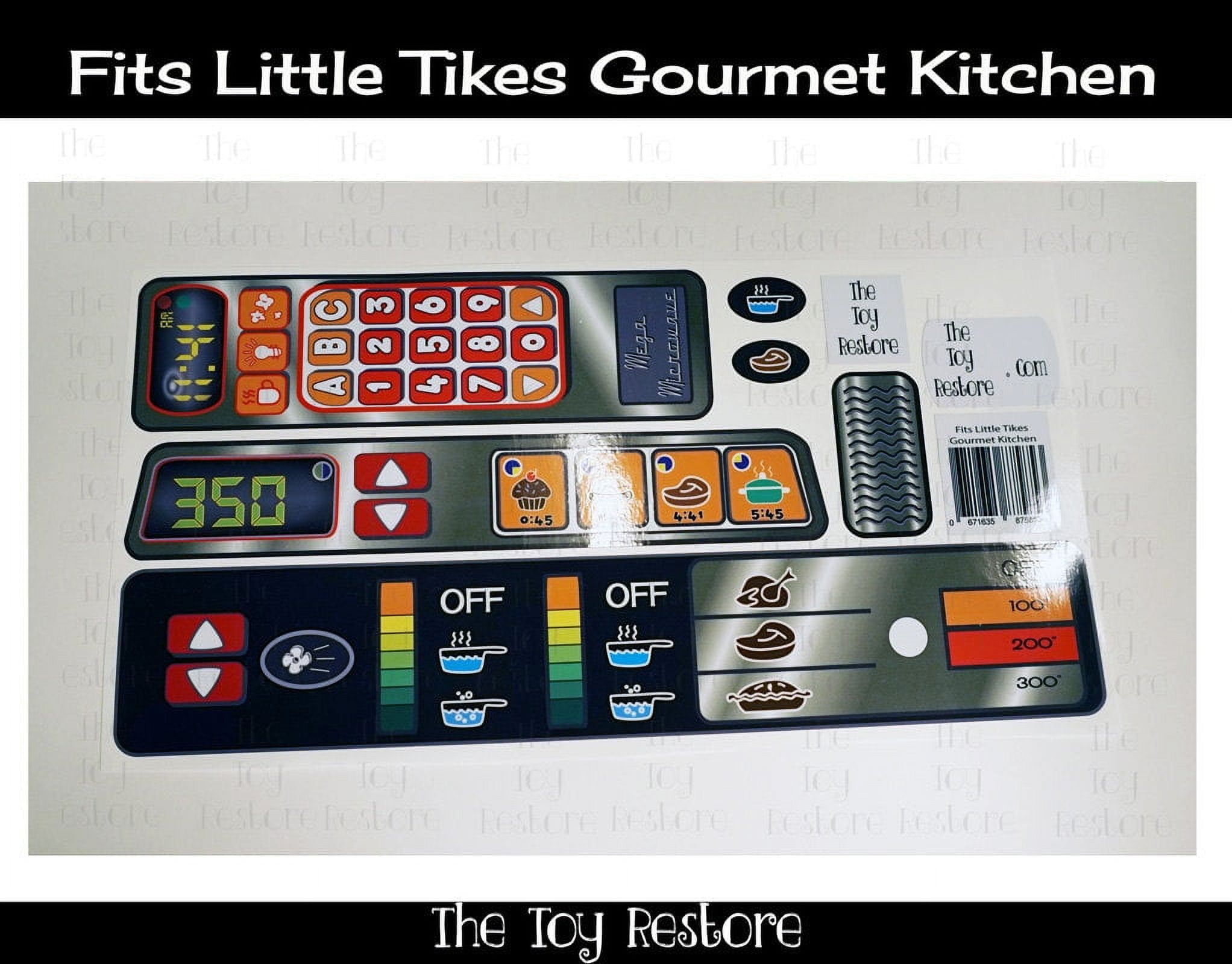 The Toy Restore Replacement Stickers fits Little Tikes Gourmet Kitchen ...