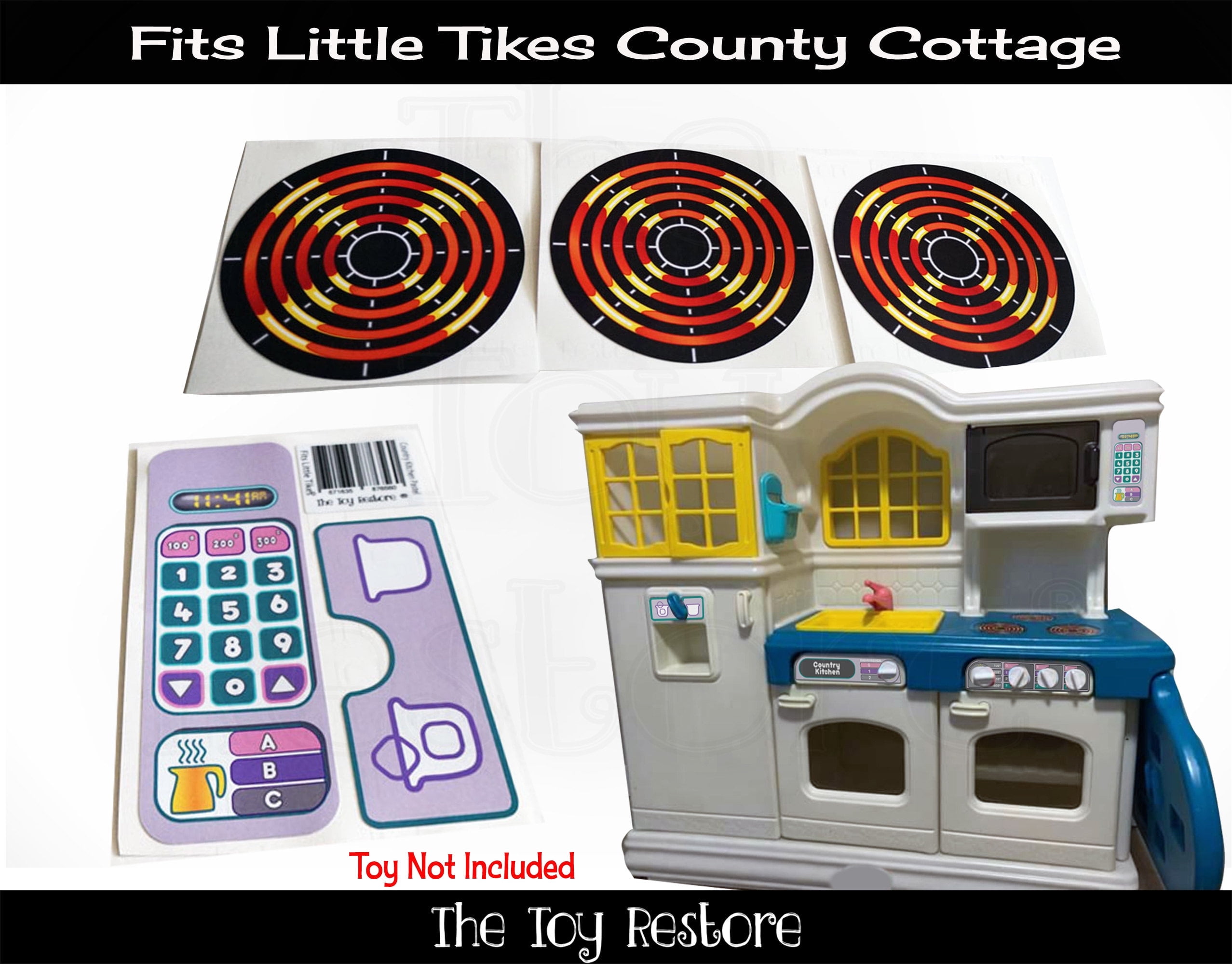 The Toy Restore Replacement Stickers fits Little Tikes Tykes Country ...