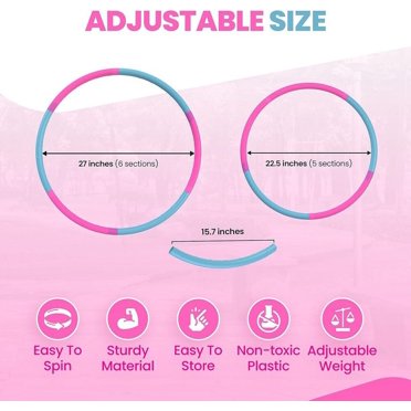 Free Shipping! 30" Deluxe Hula Hoops, 12-Pack - Walmart.com