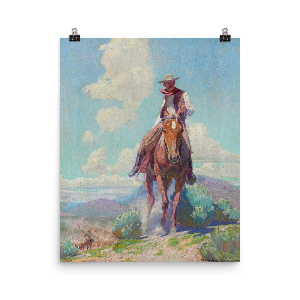 The Trail Foreman | William Herbert Dunton | 1914 Wild West Western ...