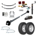 The Trailer Parts Outlet - 1106 - 4' 2" x 6' Single Axle 2K Utility ...