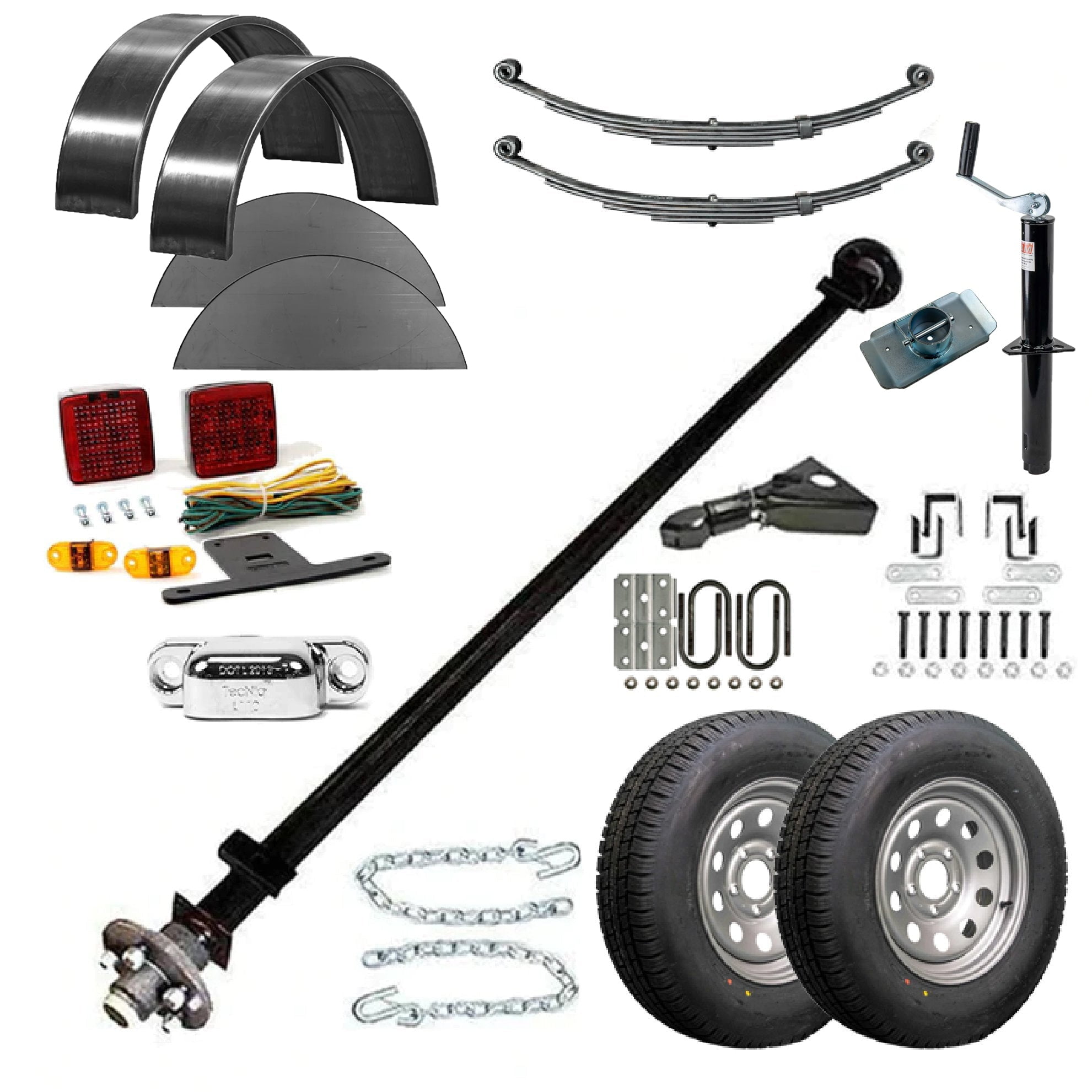 The Trailer Parts Outlet - 1108 - 4' x 8' Single Axle 2K Utility ...