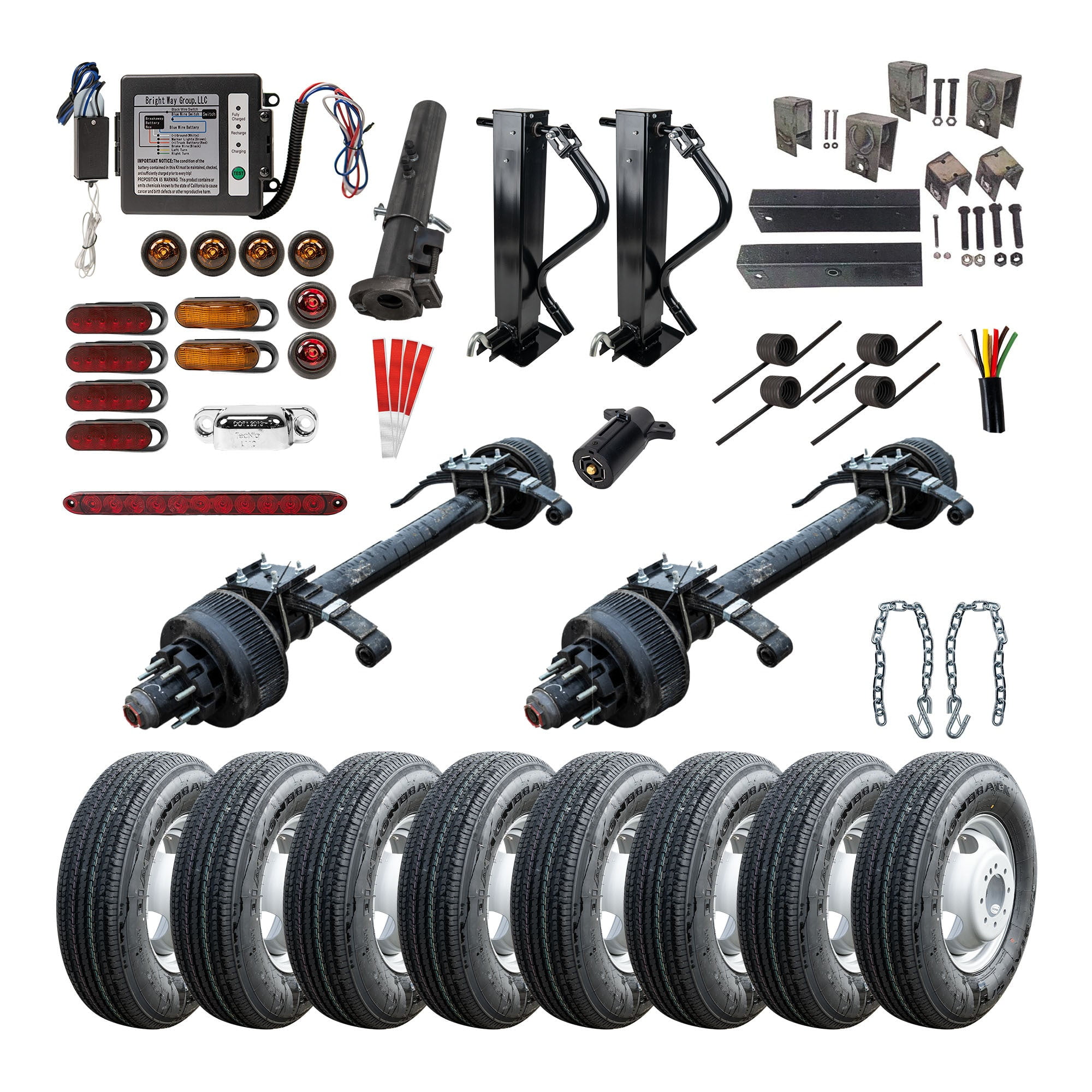 The Trailer Parts Outlet - 12,000 lb Lippert Tandem Axle Gooseneck TK ...