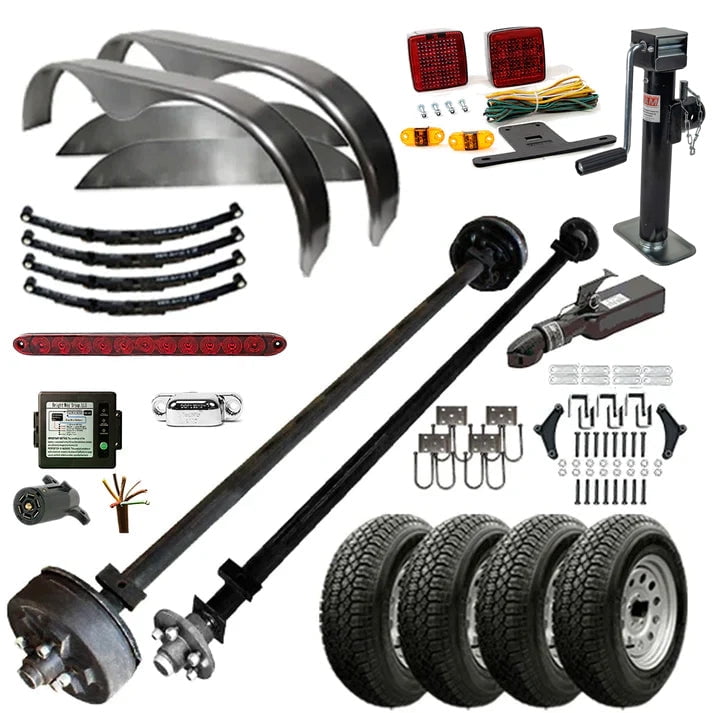 The Trailer Parts Outlet - 1216 - 6'6" x 16' Tandem Axle 7K Utility ...