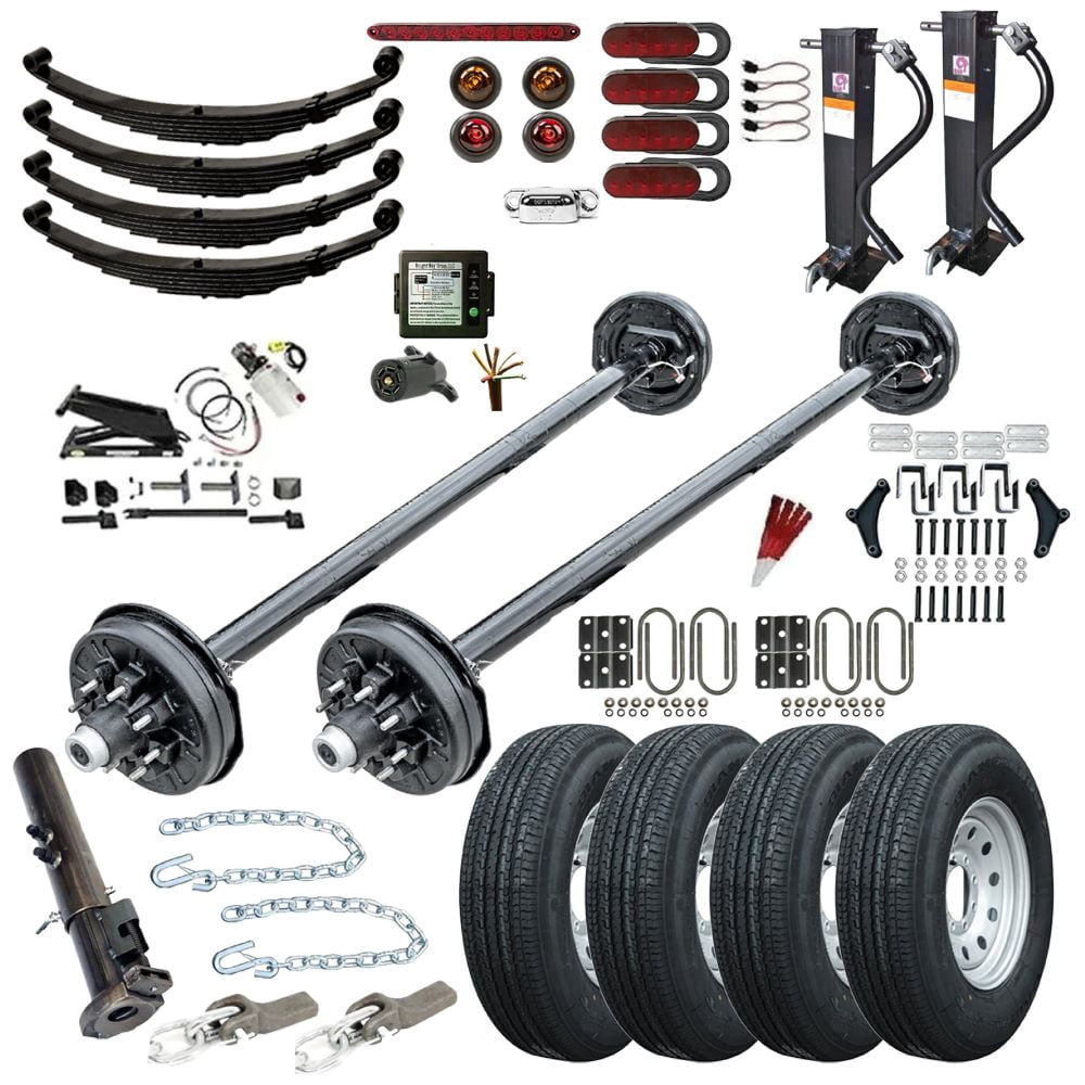 The Trailer Parts Outlet - 14HDGN - 6'4" x 14' - 14K Gooseneck Dump ...