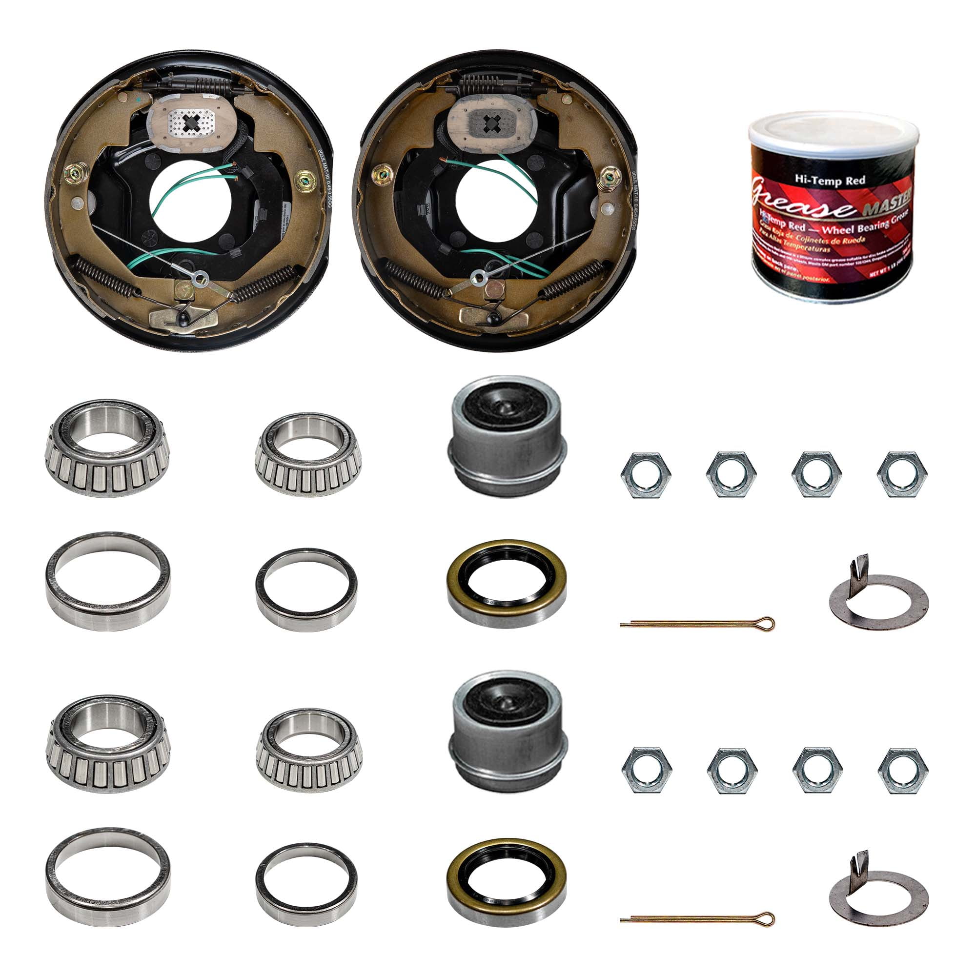 3.5k Trailer Axle Brake Assembly Replacment Kit - 3.5k 10x2.25 ...