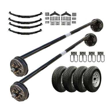 4 Leaf 25 1/4"x 1 3/4" Trailer Double Eye Spring for 3500 lb Axles ...